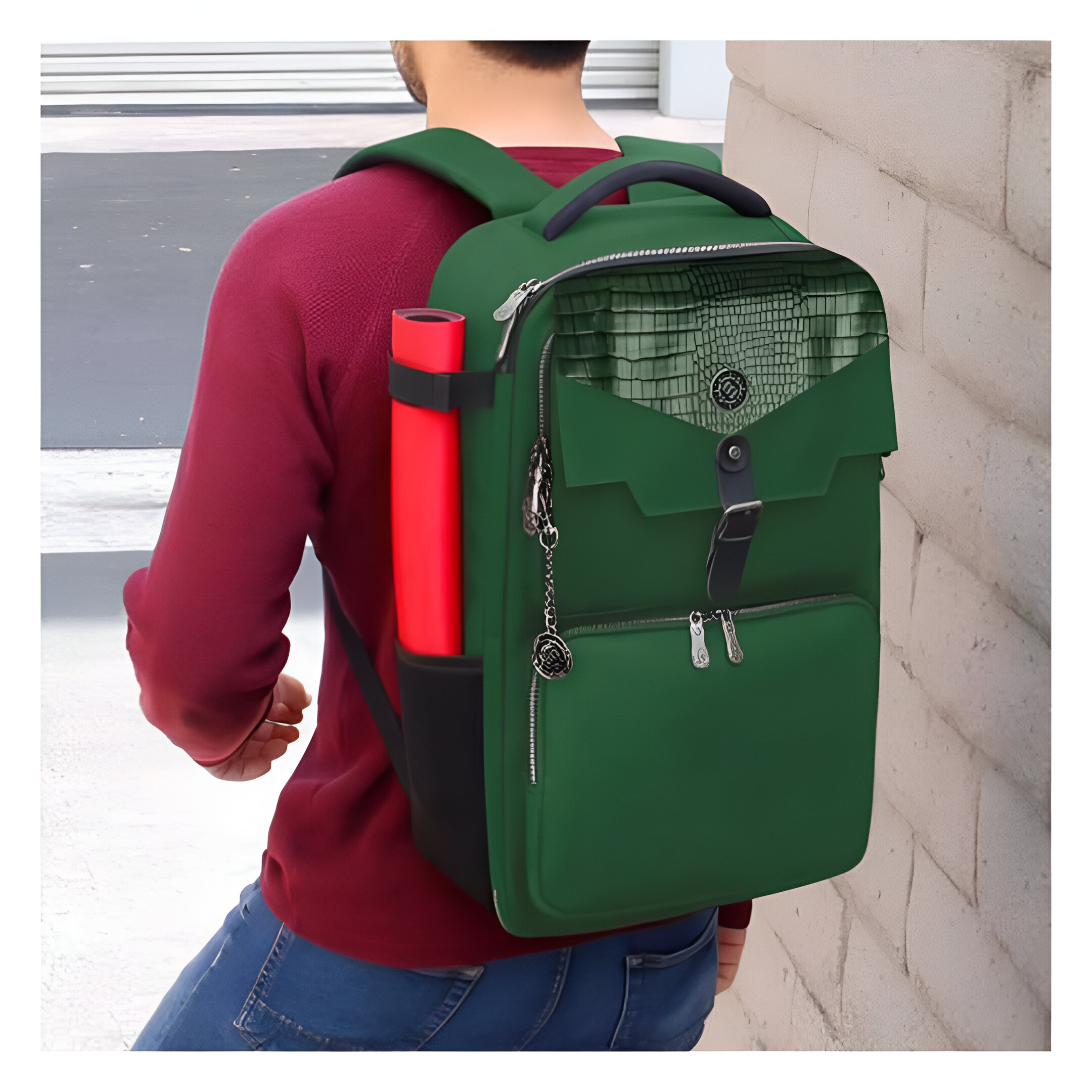 Enhance TCG Trading Card Backpack Collector's Edition (Green) - Game Summon
