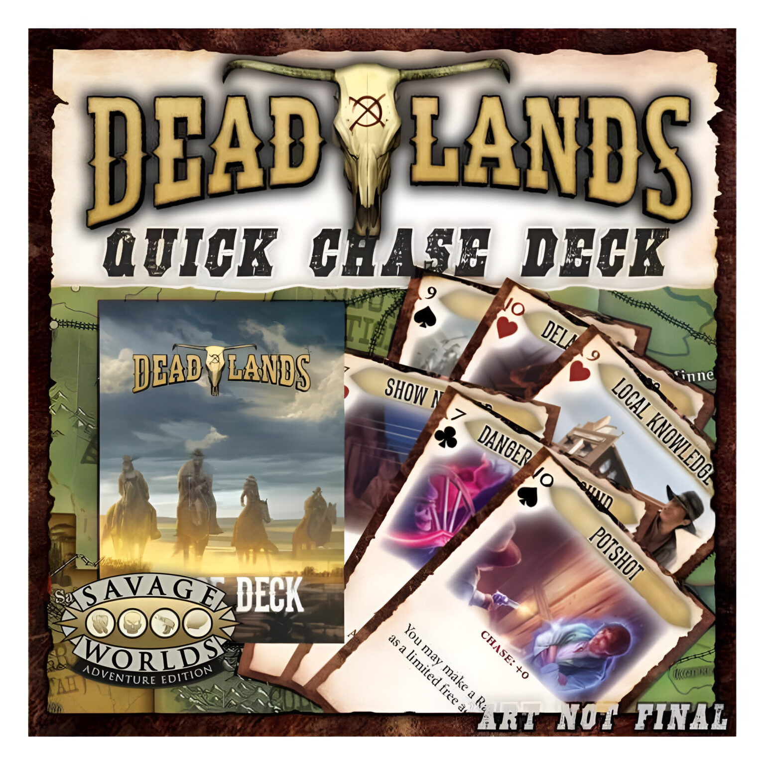 Deadlands: The Weird West Quick Chase Deck - Game Summon